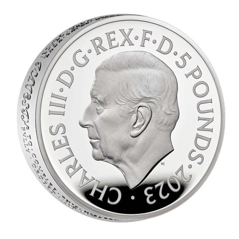 GREAT ENGRAVERS: Petition Crown 2023 UK 2oz Silver Proof Two-Coin Set