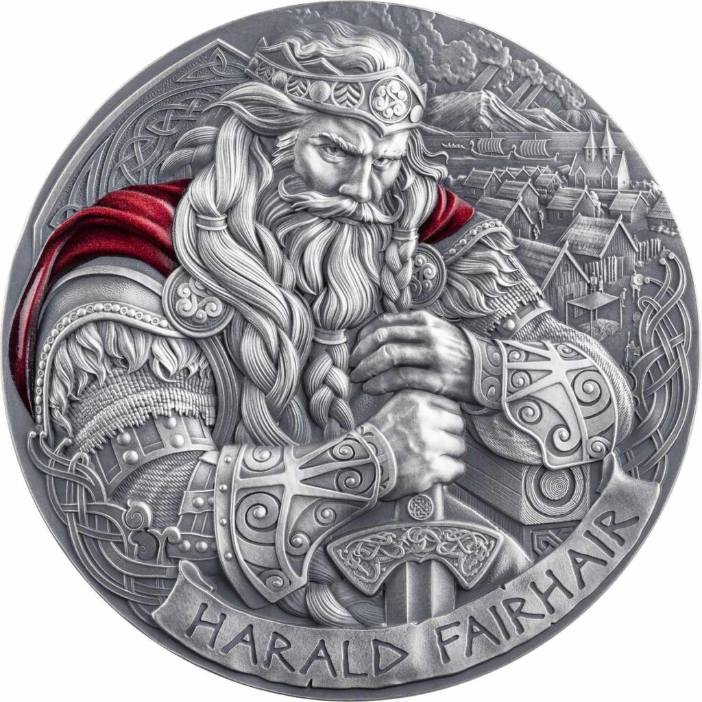THE WAY TO VALHALLA - HARALD FAIRHAIR : 2025 Cameroon 2000 Franc 62.2g ...