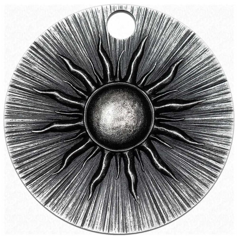 TALISMAN - LUMINARA : 2026 Cook Islands 1oz dark antiqued silver coin